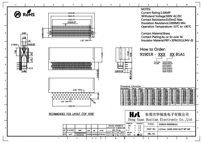80p edge connector card edge connector BBC micro bit 1.27mm pitch 80pin ...