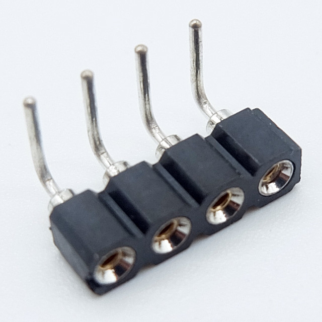 female header connector single row machined female header 2.54mm pitch ...
