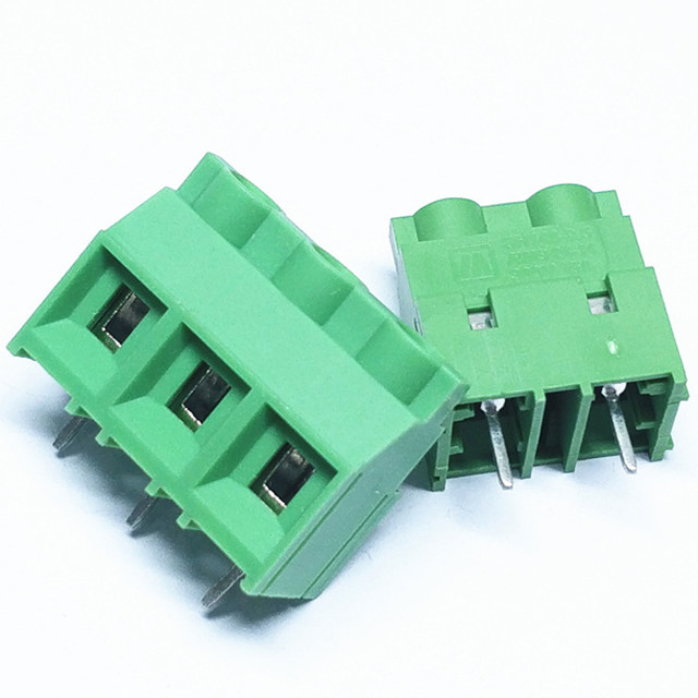 horizontal with board PCB screw terminal blocks 9.5mm ptch through hole ...
